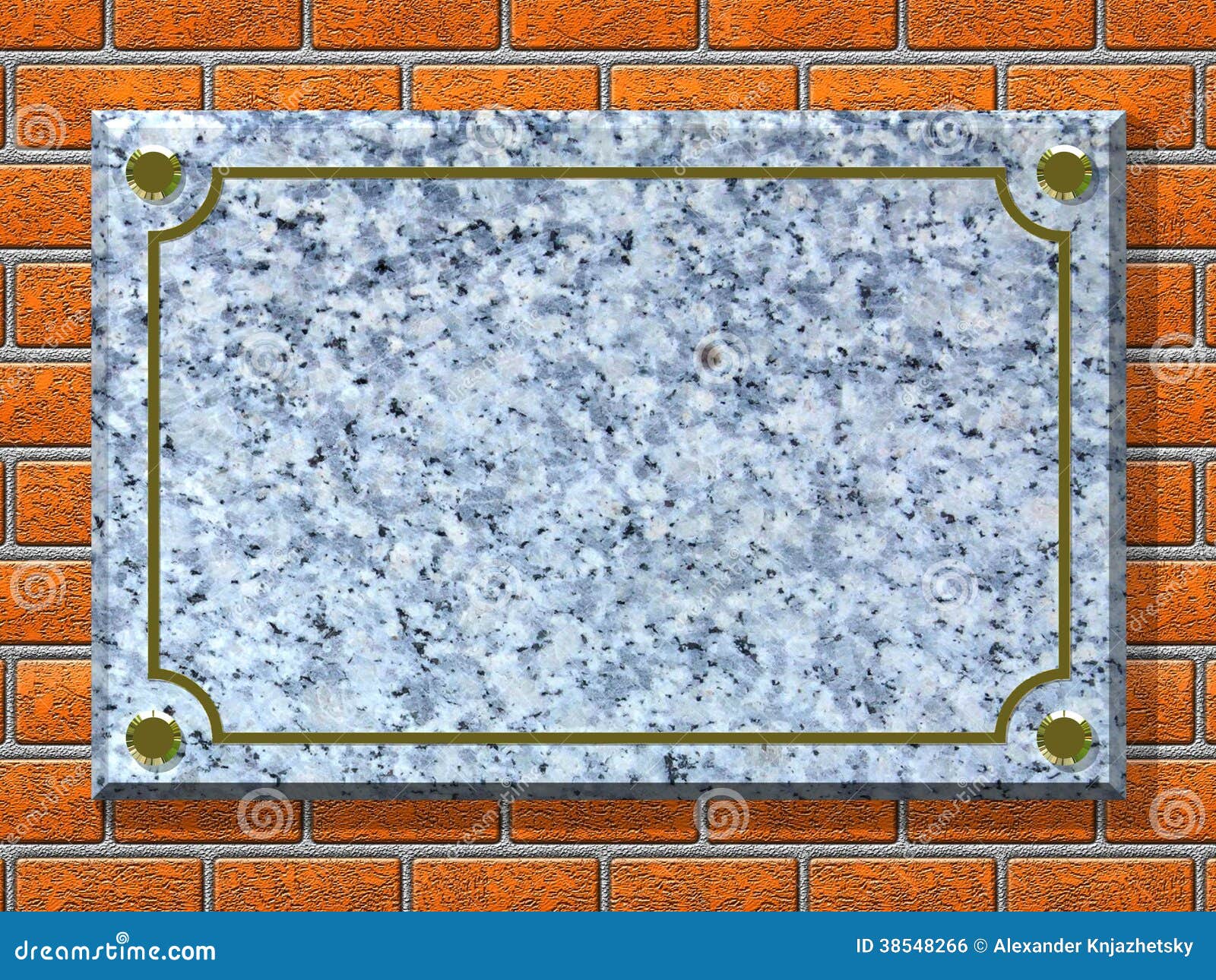 Background - Memorial Plaque Stock Illustration - Illustration of item ...