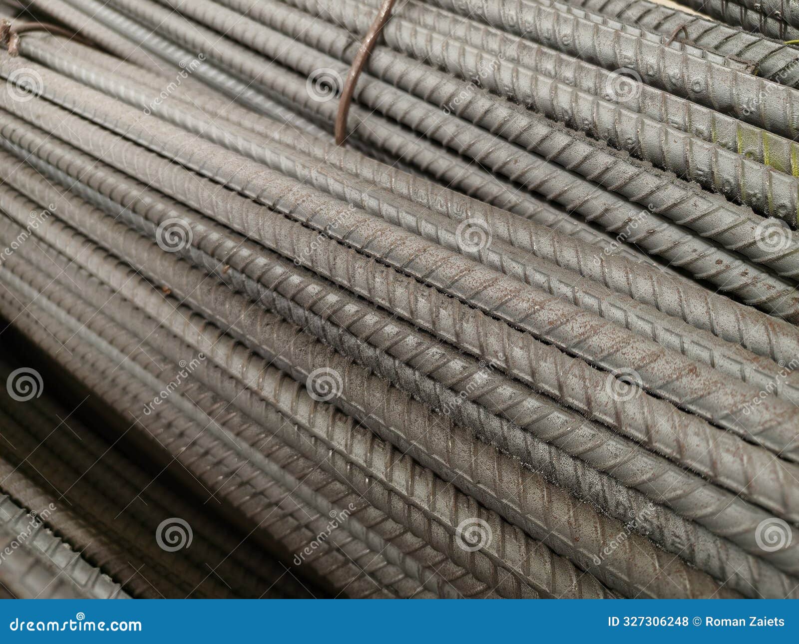 Background of Metal Bars at the Construction Warehouse Stock Photo ...