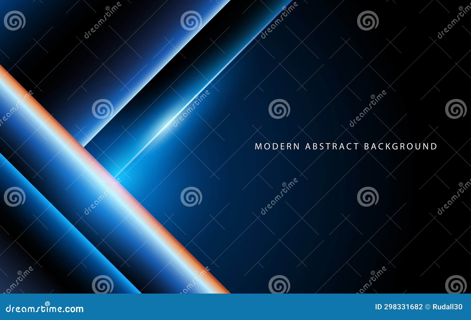 Background Metal Chrome Triangles Left Side Stock Vector - Illustration ...