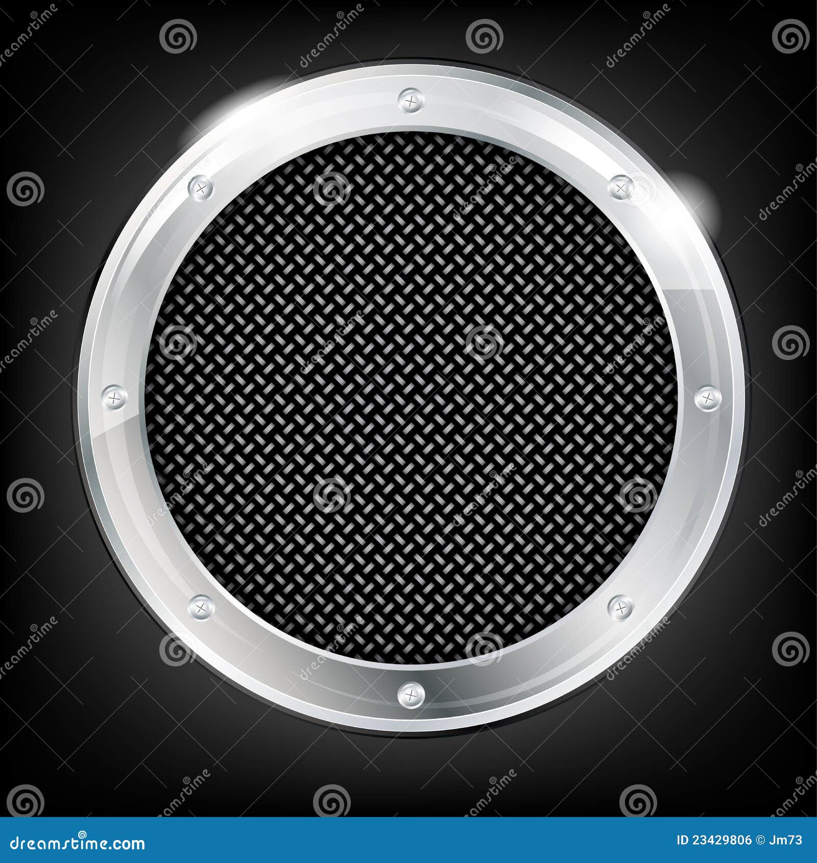 Background with Metal Circle Stock Vector - Illustration of design ...