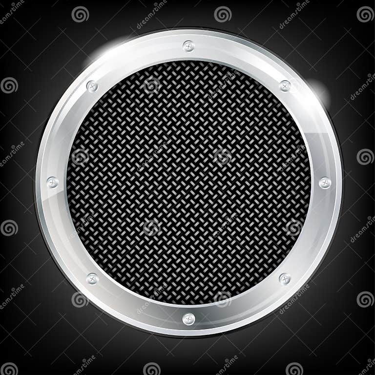 Background with Metal Circle Stock Vector - Illustration of design ...