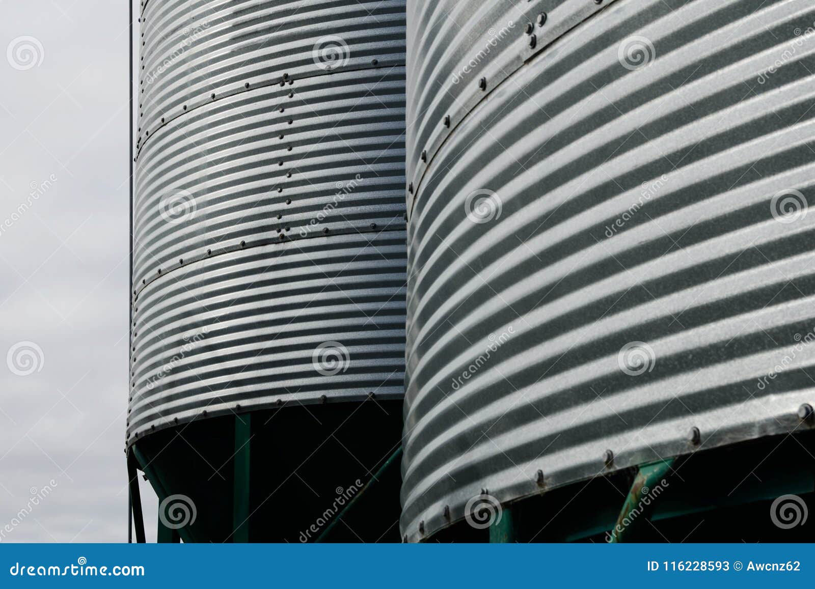 Farm With Silos Royalty-Free Stock Image | CartoonDealer.com #25164280