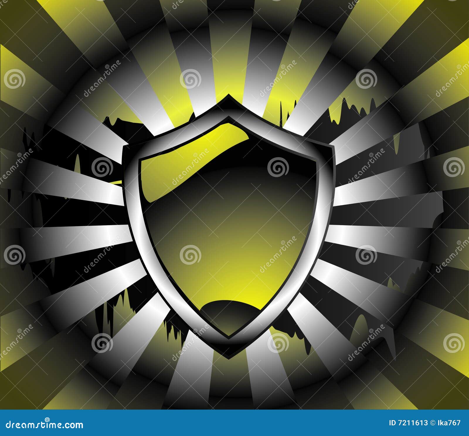 Metal Shield On Seamless Texture Cartoon Vector | CartoonDealer.com ...