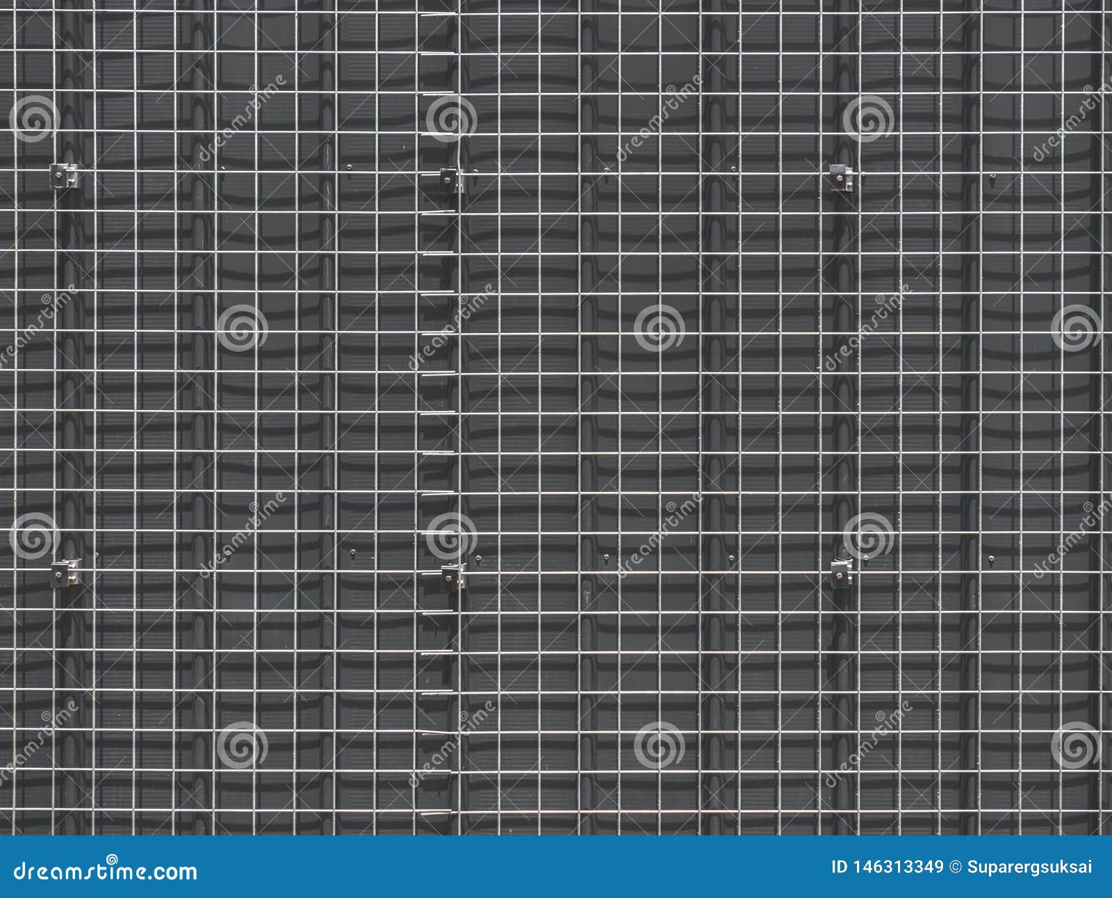 Background of Metal Square Wire Mesh Stock Image - Image of industrial ...