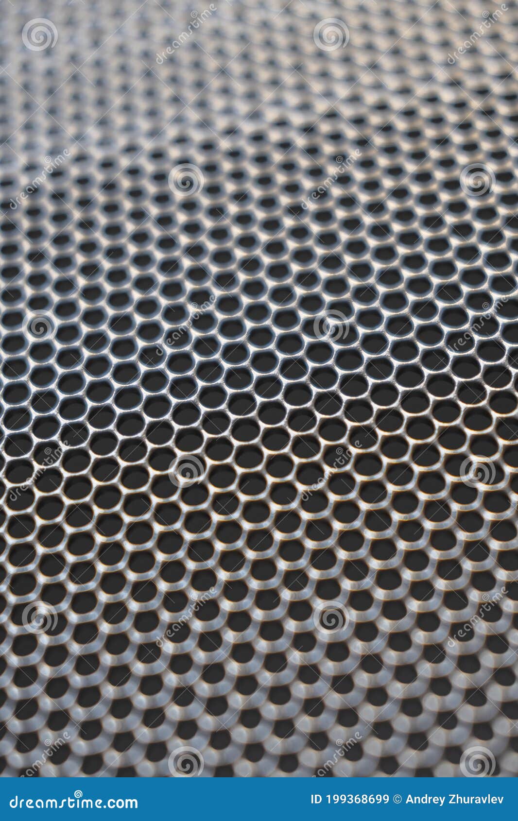Background Metal Surface with Round Lattice Holes, Texture Stock Image ...