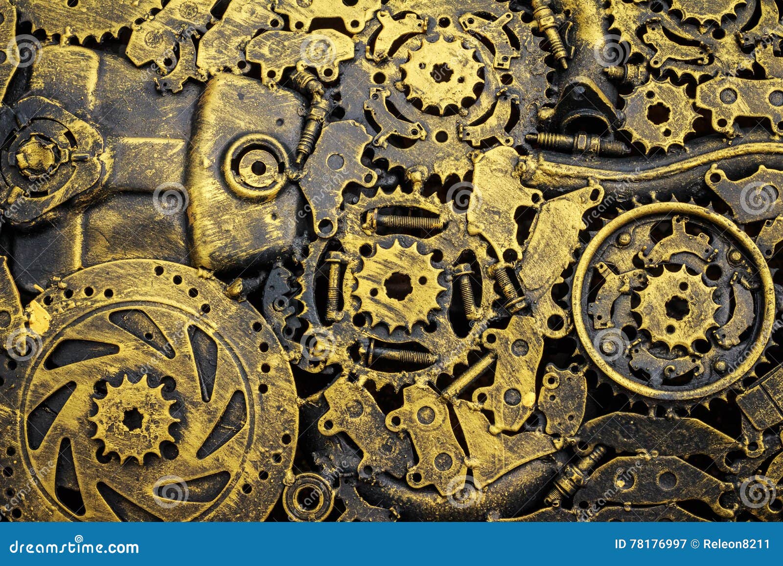 Background Metal Vintage Machinery. Stock Image - Image of dirty ...