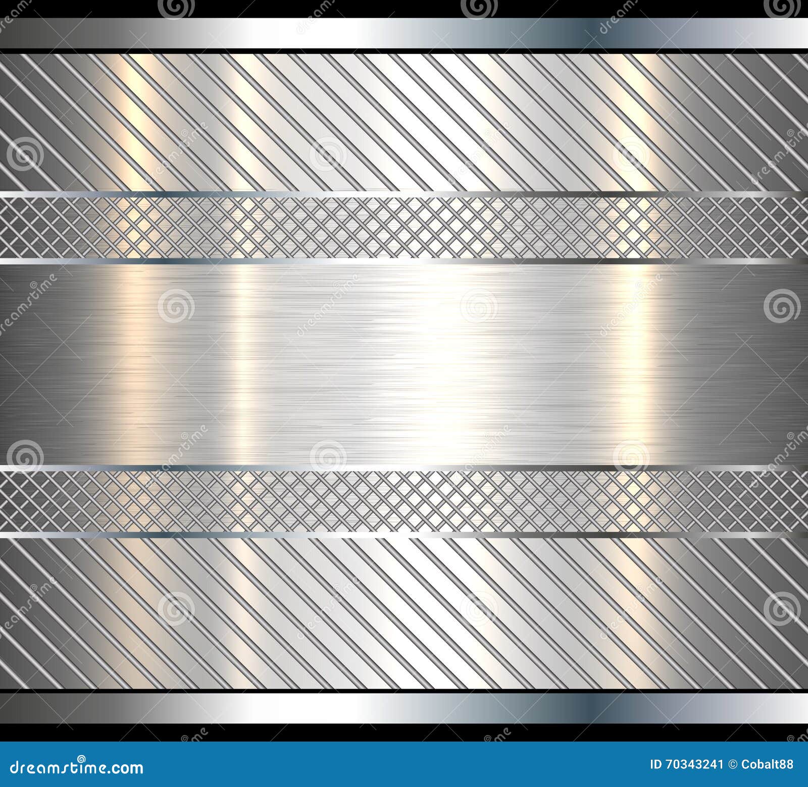 Background Metallic with Metal Texture Stock Vector - Illustration of ...