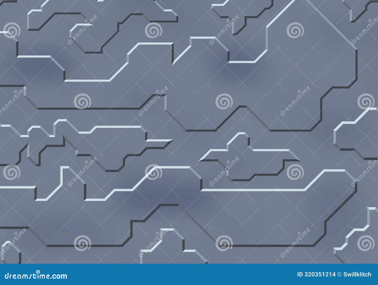 Background with Metallic Panels Texture, Wires and Circuit. Spaceship ...