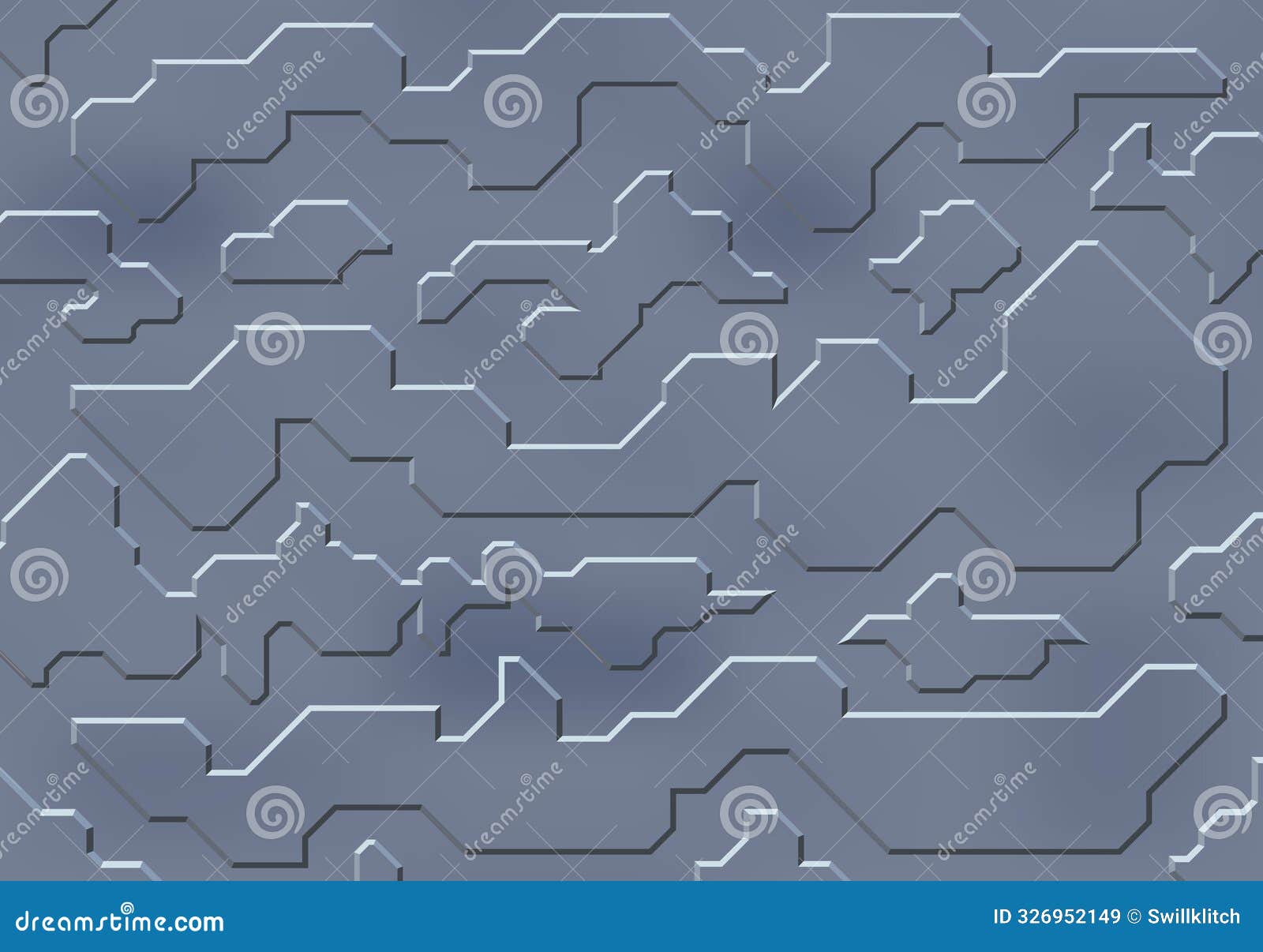 Background with Metallic Panels Texture, Wires and Circuit. Spaceship ...