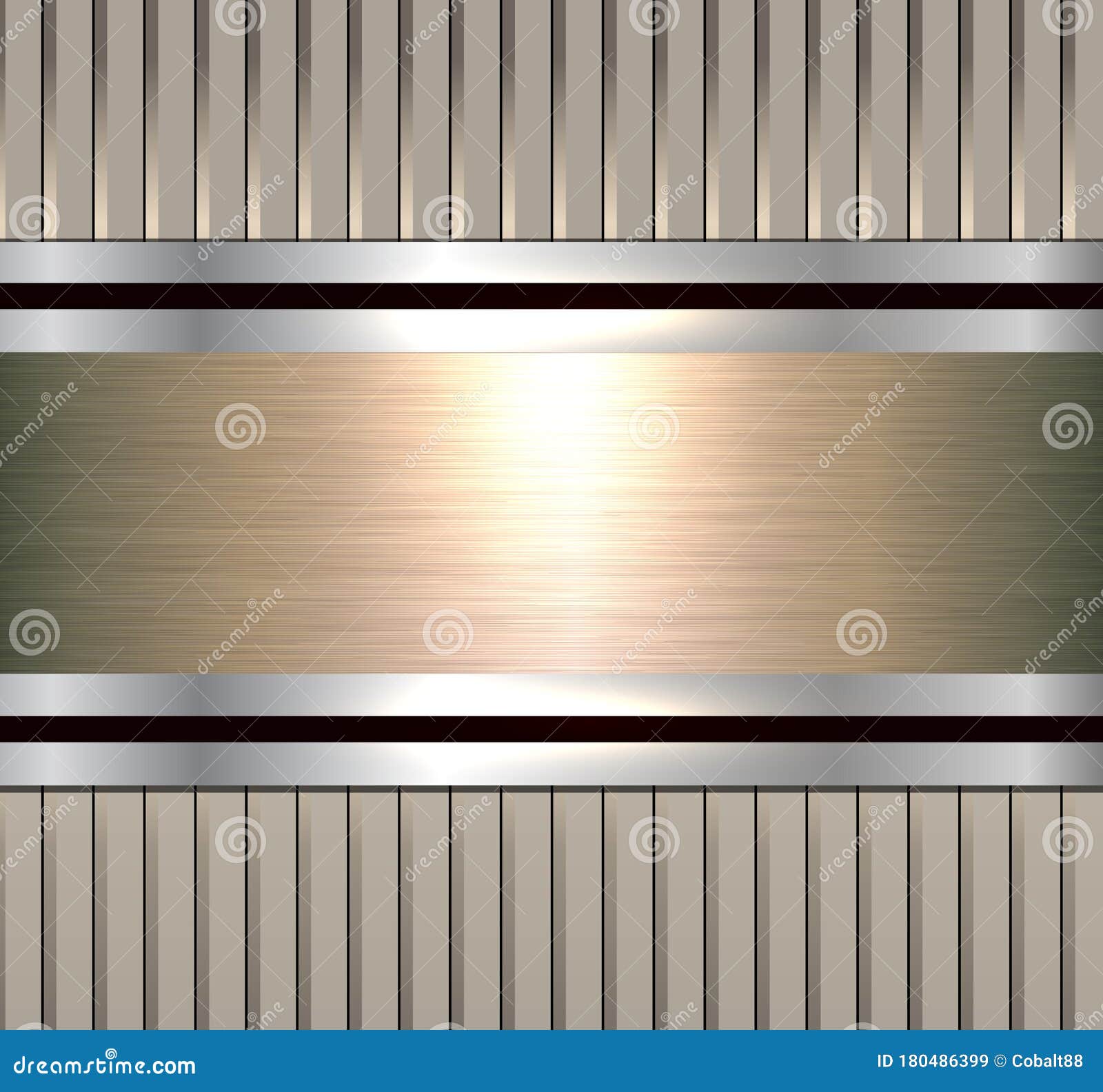 Background Metallic with Striped Pattern Stock Vector - Illustration of ...