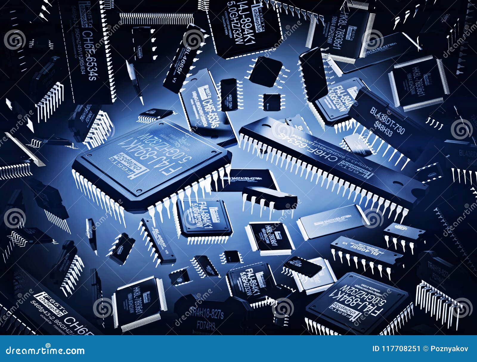 Micro Chip Royalty-Free Stock Photography | CartoonDealer.com #43113137