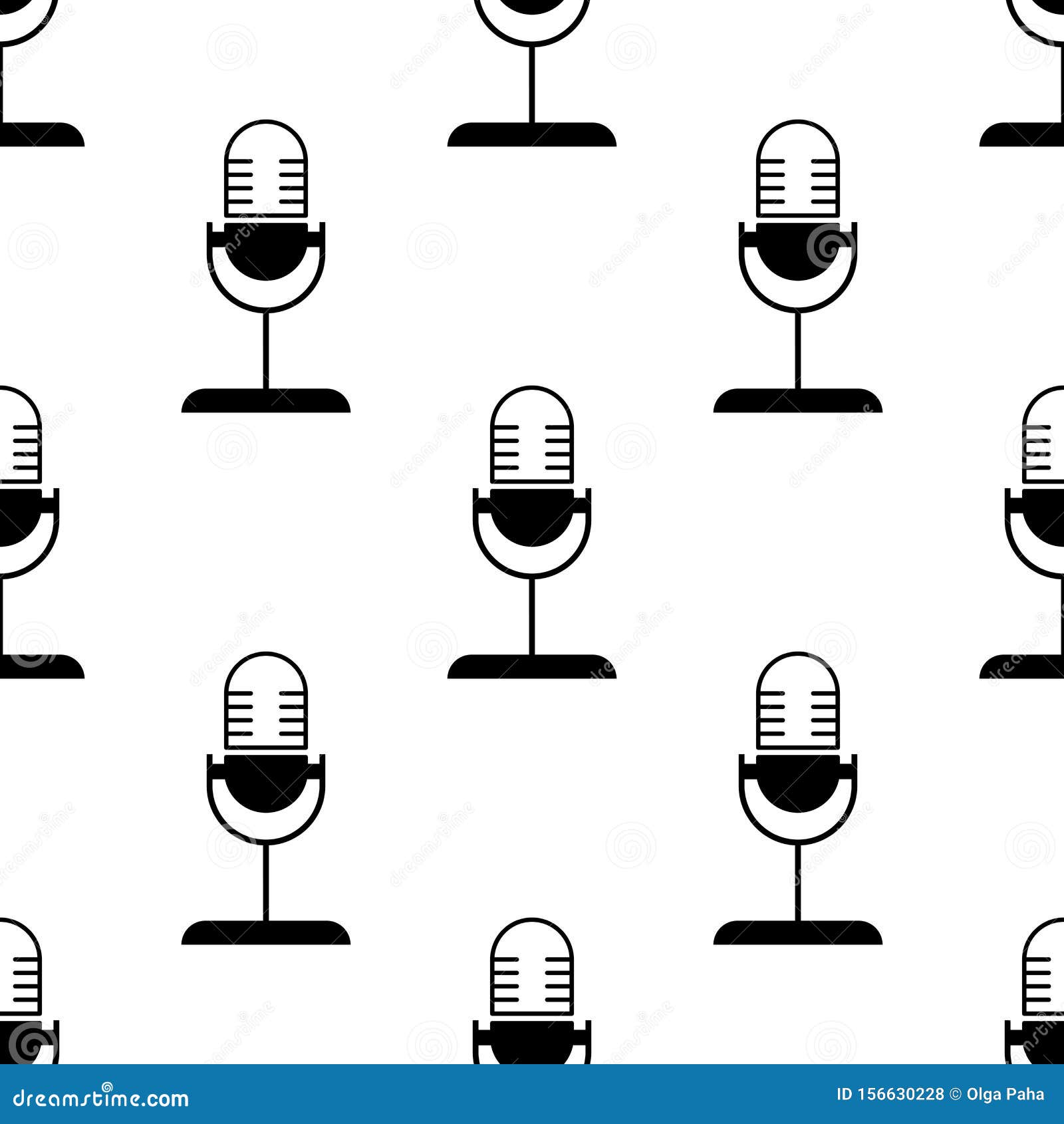 Background Microphone Ellipse Stock Vector - Illustration of decoration ...