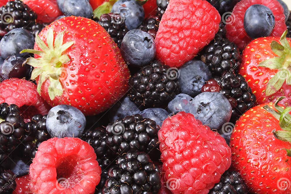 Background of Mixed Berries Stock Photo - Image of organic, color: 1368458