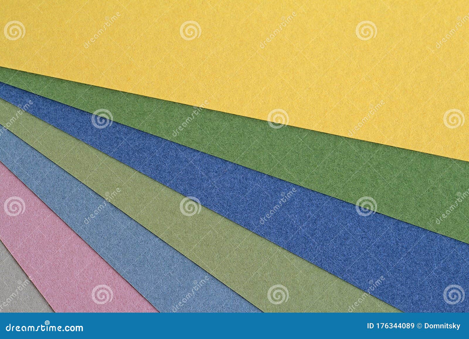 Background of Mixed Colored Paper Stock Image - Image of blue, texture ...