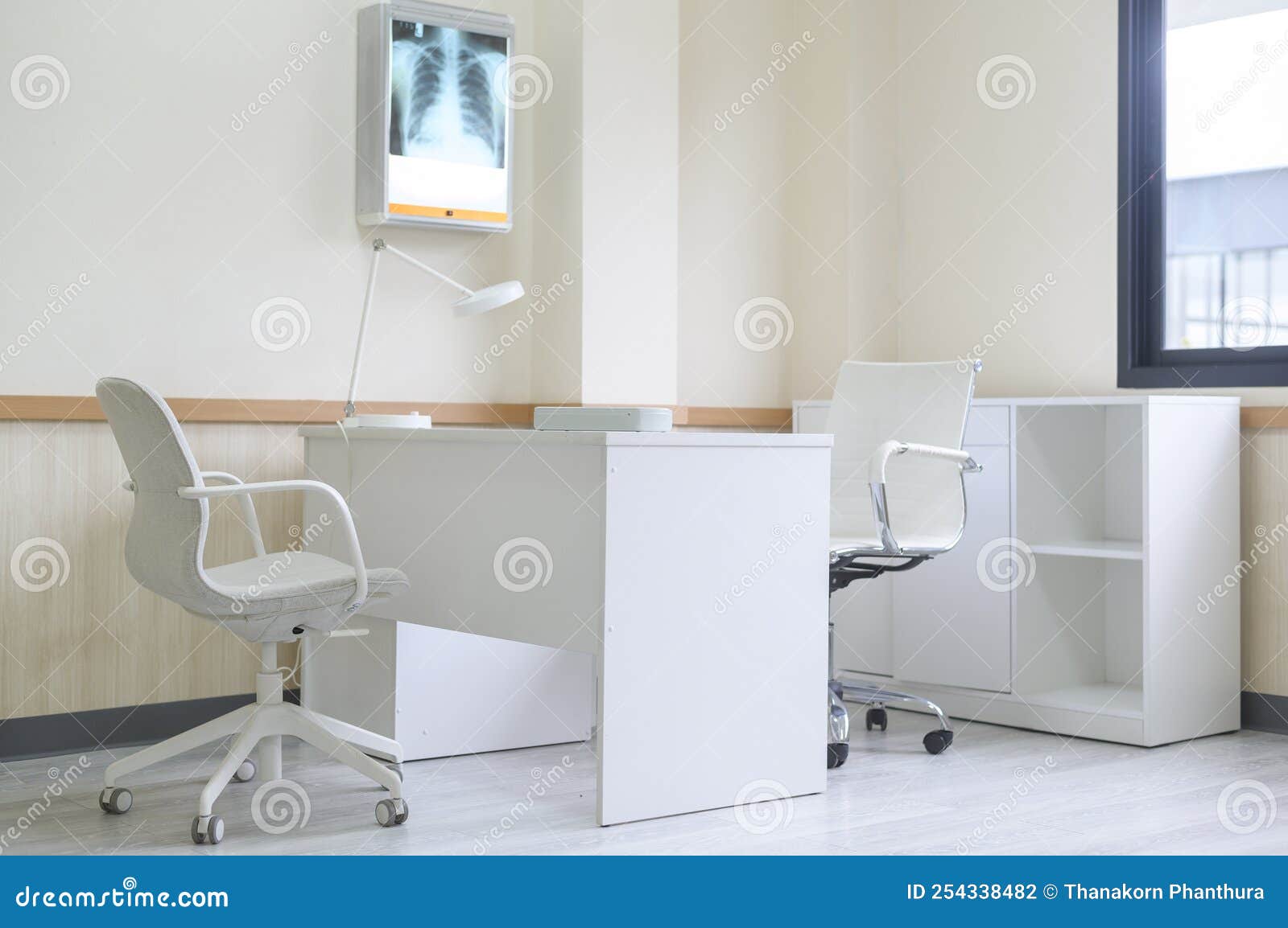 Background of Modern Doctor`s Office at the Hospital Stock Photo ...
