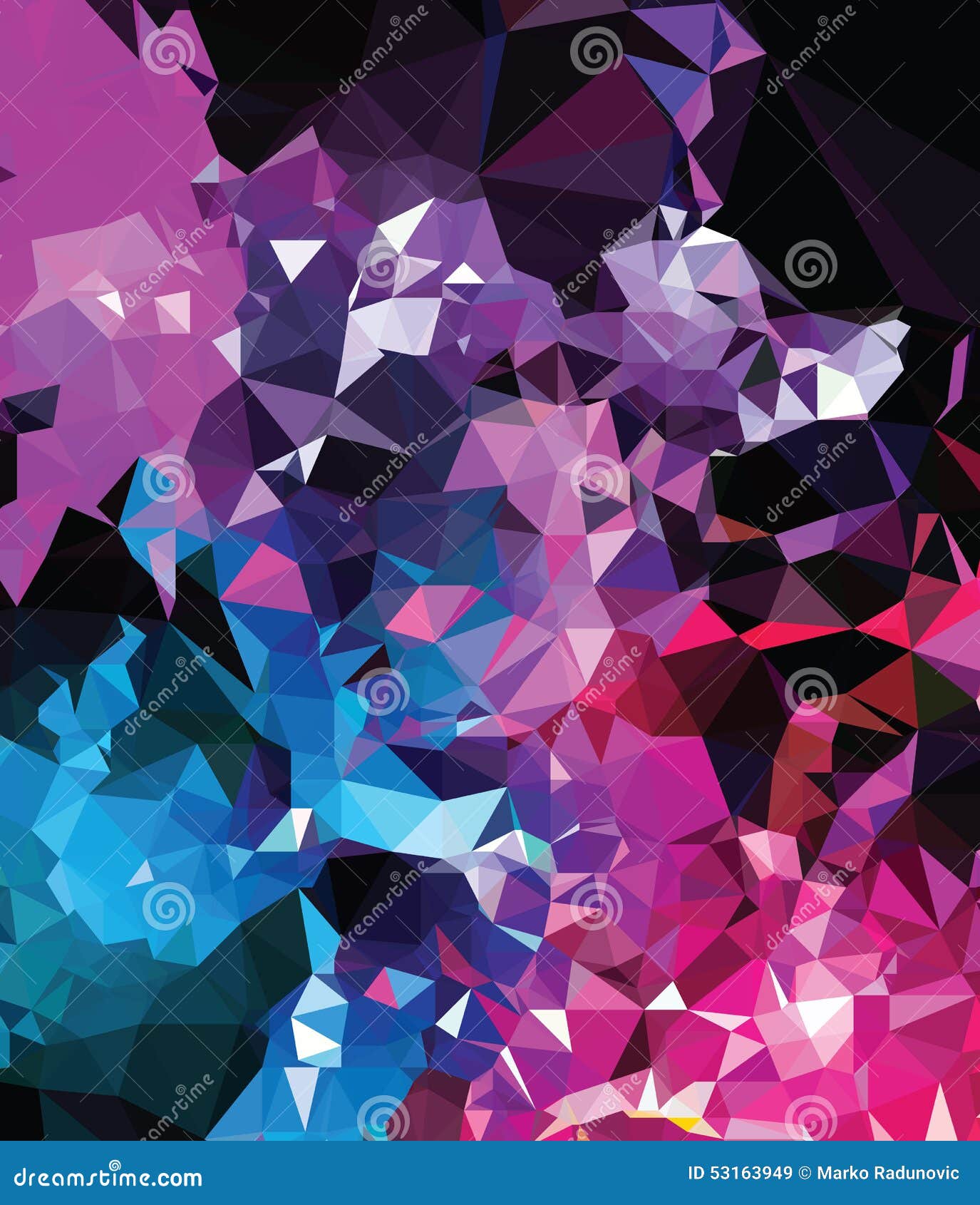 Triangle Geometry Backdrop With Stripes Vector Illustration ...