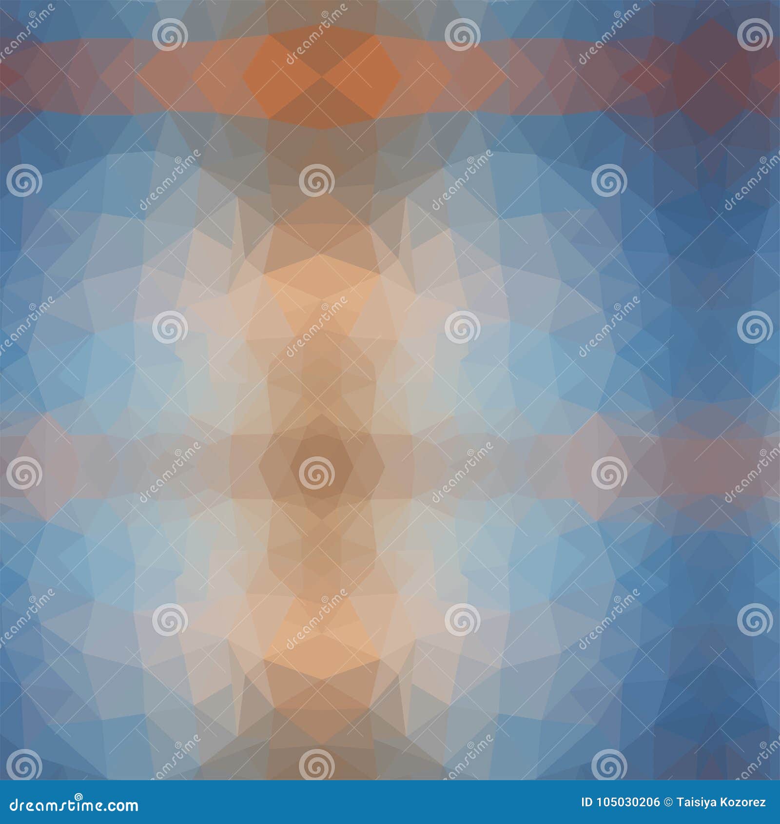 Background Modern Texture Triangle Geometry Blue Snow Mountain Top View ...