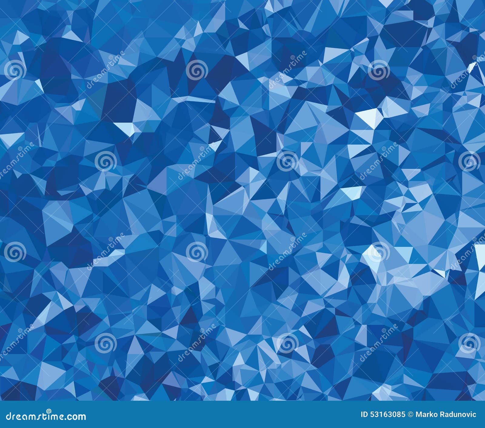 Background Modern Texture Triangle Geometry Blue Wrinkly Paper Stock ...