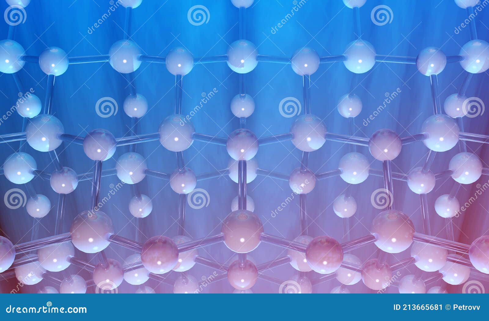 Background Molecular Structure in Ray Light Stock Illustration ...