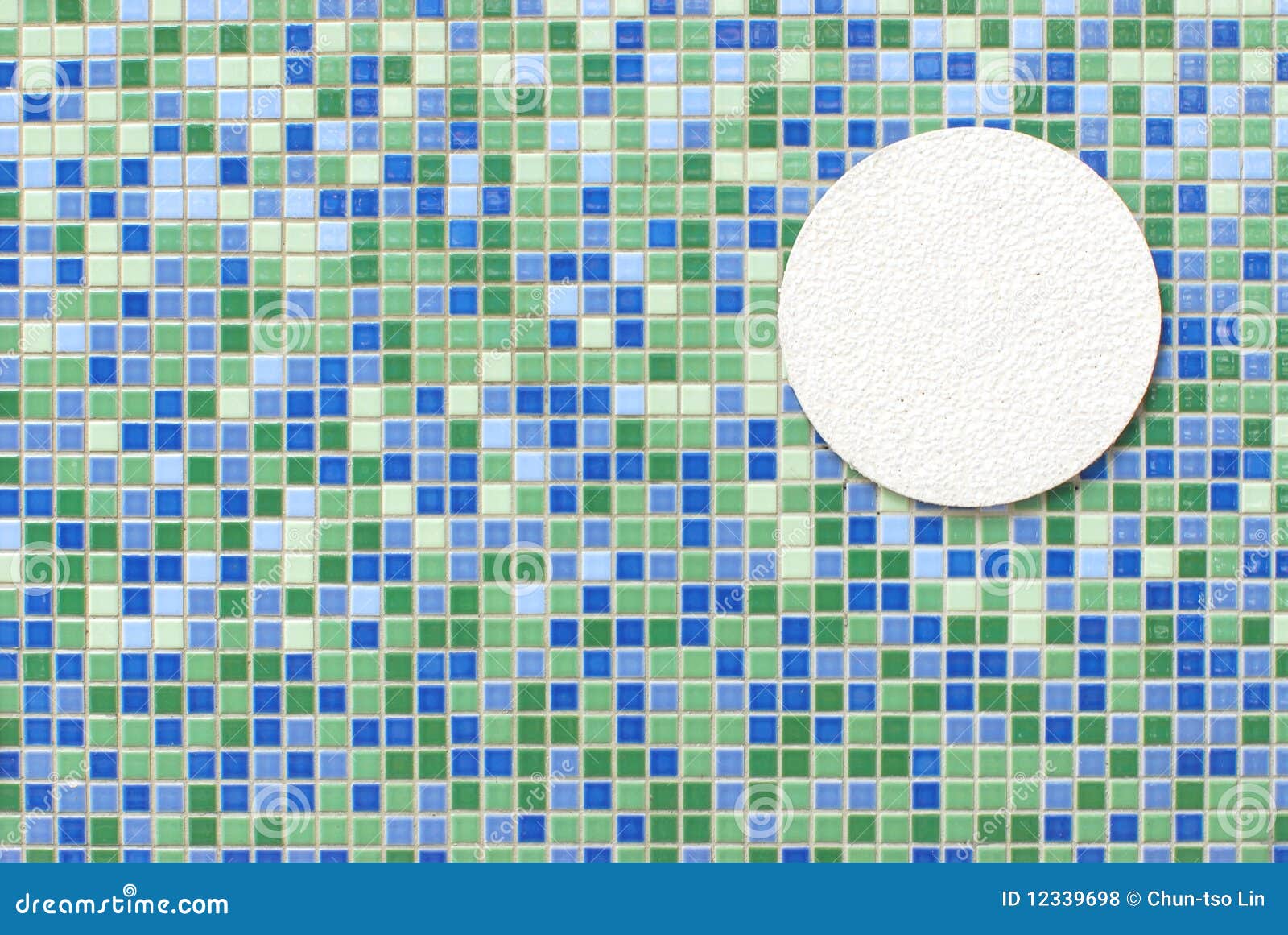 Background of Mosaic Brick and Circle,rectangle. Stock Photo - Image of ...