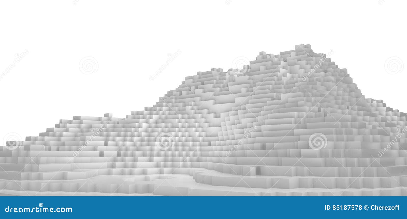 Background with Mountains in Box Style Stock Illustration ...