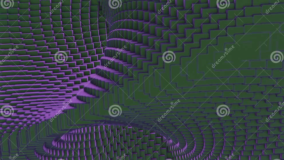 Background with Moving 3d Visual Distortion. Design. Background with ...