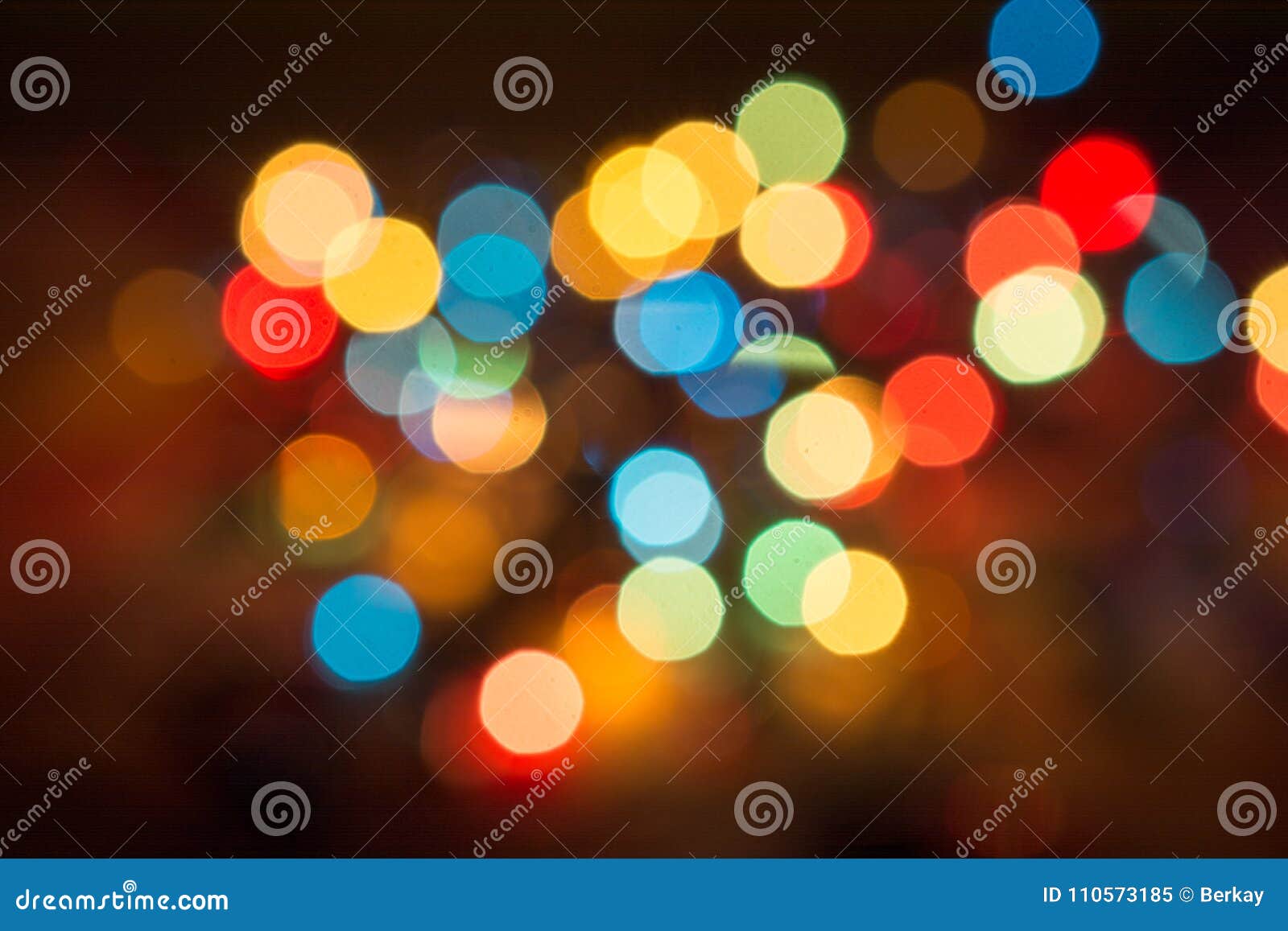 Background with Multi Color Bokeh Lights Stock Image - Image of blurred ...