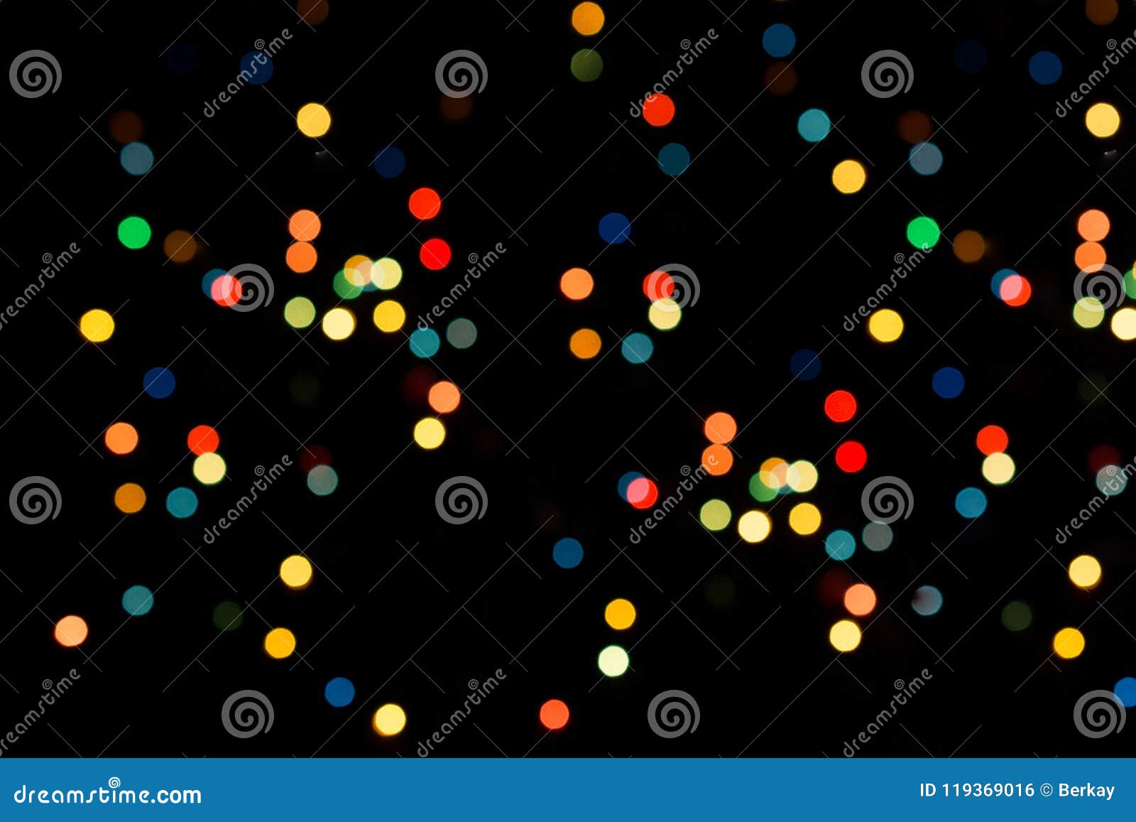 Background with Multi Color Bokeh Lights Stock Photo - Image of round ...