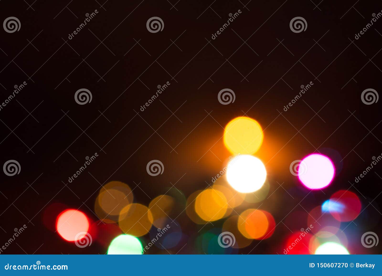 Background with Multi Color Bokeh Lights Stock Photo - Image of lights ...
