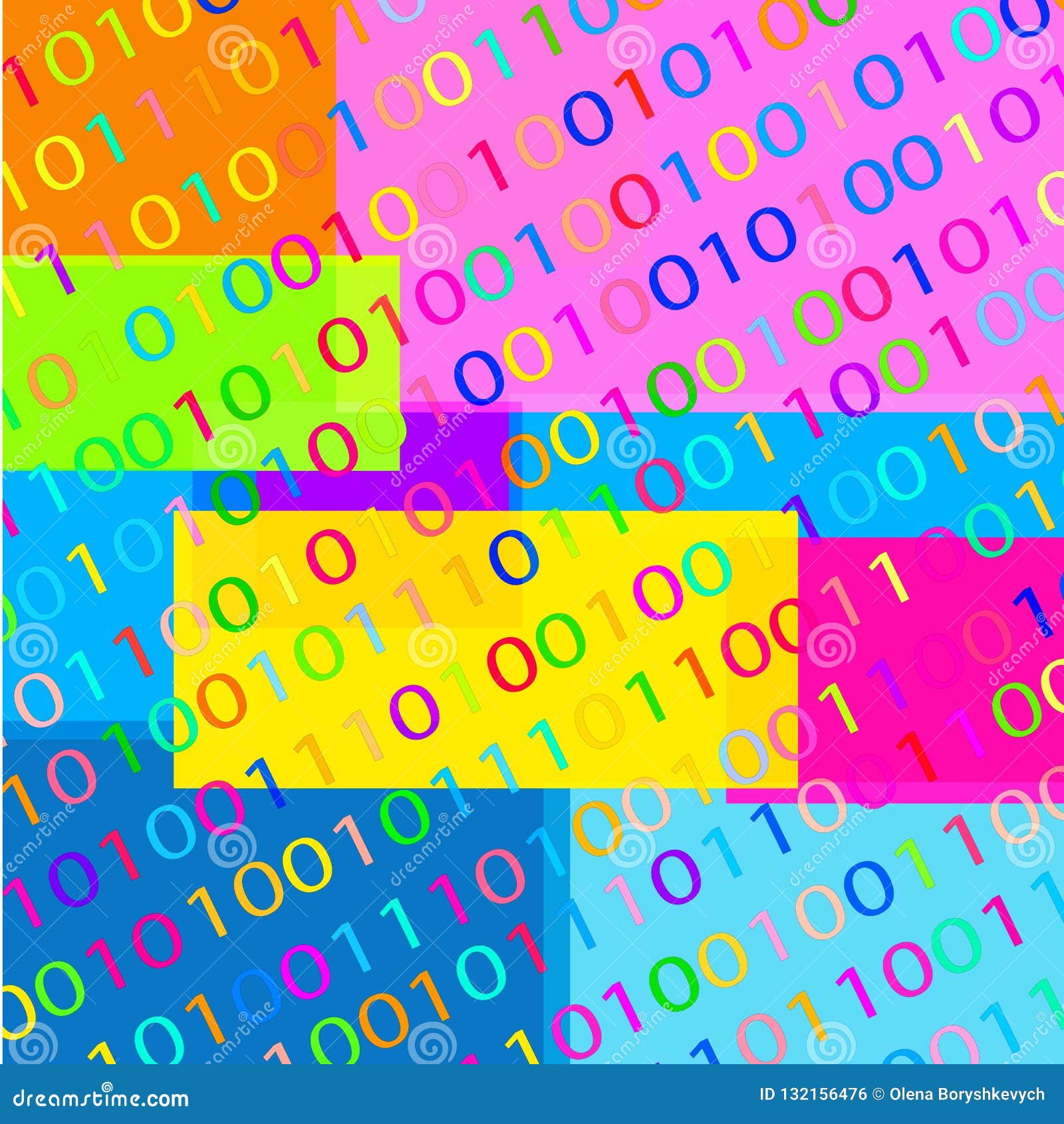 BACKGROUND from the BINARY CODE IMAGE. Stock Vector - Illustration of information, abstract ...