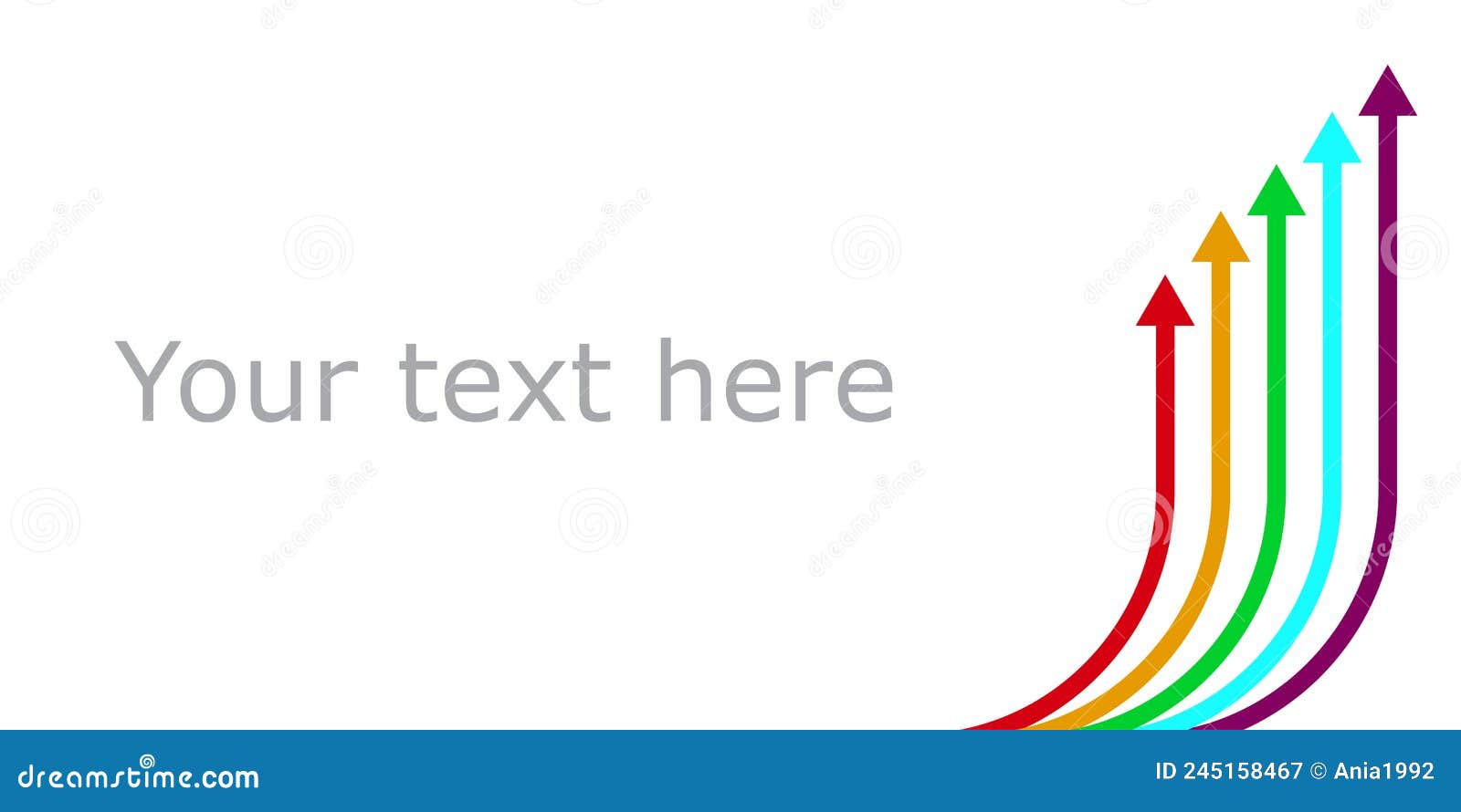 Background with Multi-colored Arrows. Conceptual Picture for Business ...