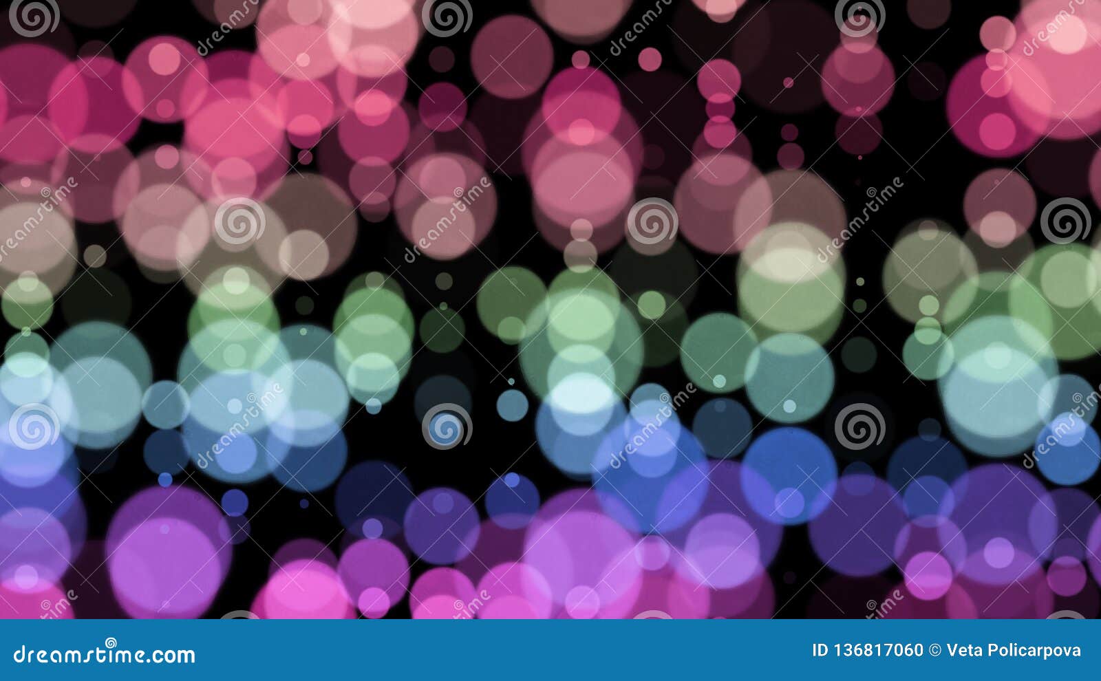 Background of Multi-colored Circles Stock Illustration - Illustration ...