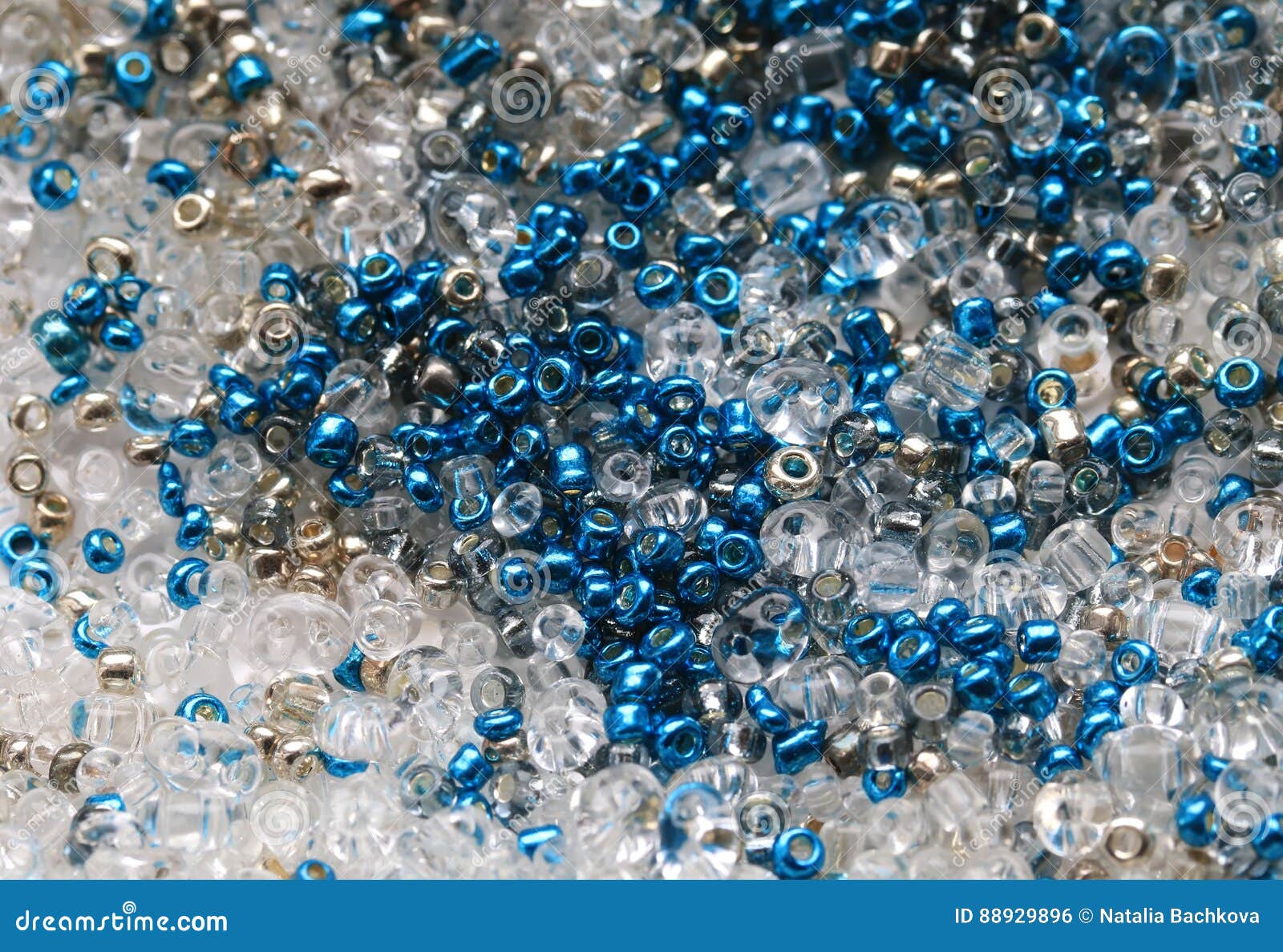 Background from Multi-colored and Clear Beads Stock Photo - Image of ...