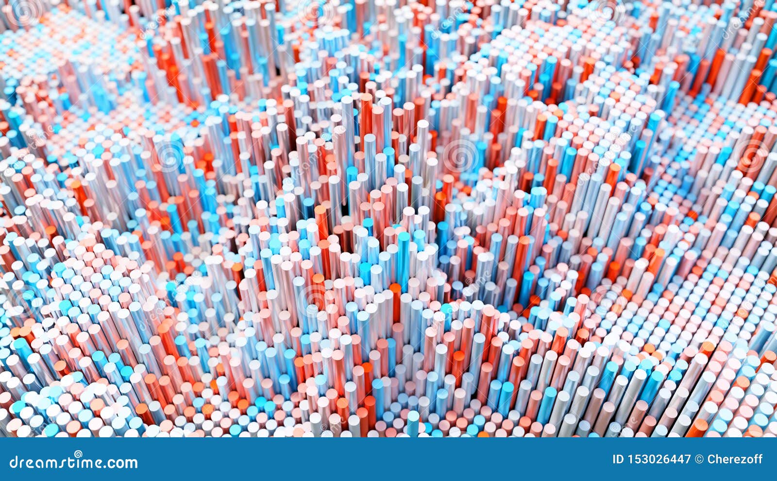 The Background of the Multi-colored Cylinders is Chaotic Stock ...