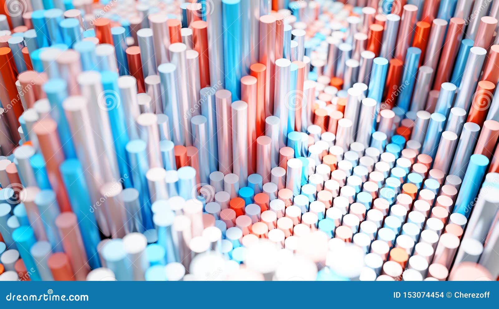 The Background of the Multi-colored Cylinders is Chaotic Stock ...