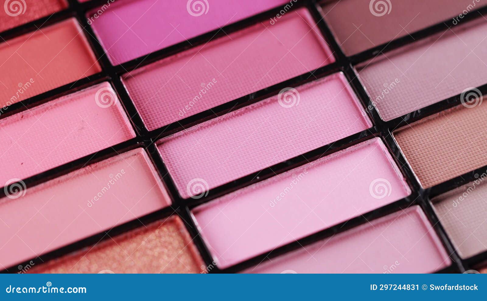 Background of Multi-colored Eye Shadows for Applying Makeup on the ...