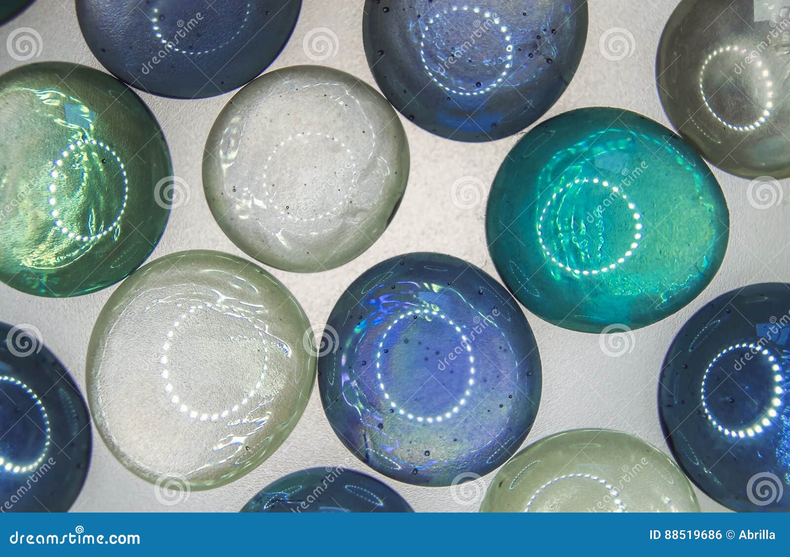Background from Multi-colored Glass Spheres with Backlight Stock Photo ...