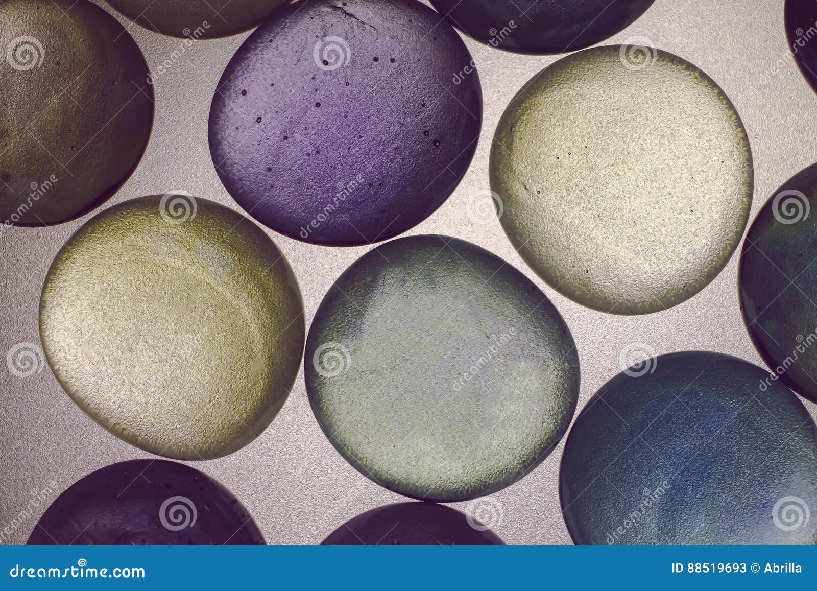 Background from Multi-colored Glass Spheres with Backlight Stock Image ...