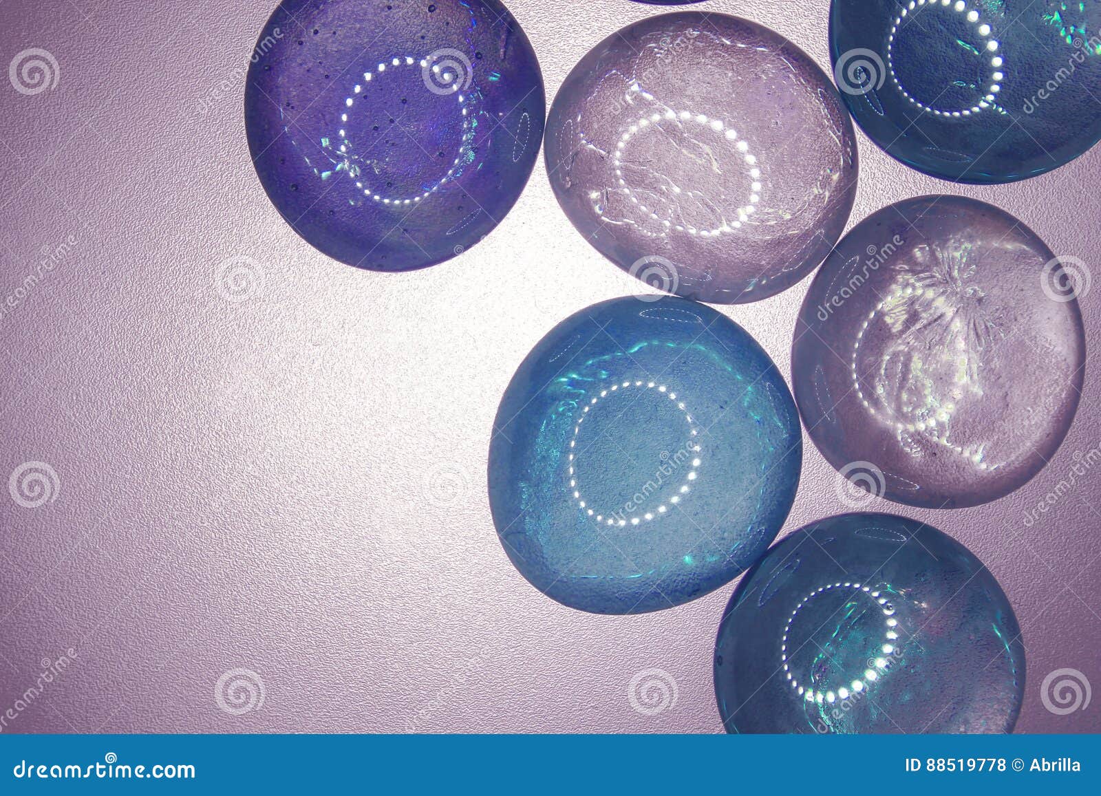 Background from Multi-colored Glass Spheres with Backlight Stock Photo ...