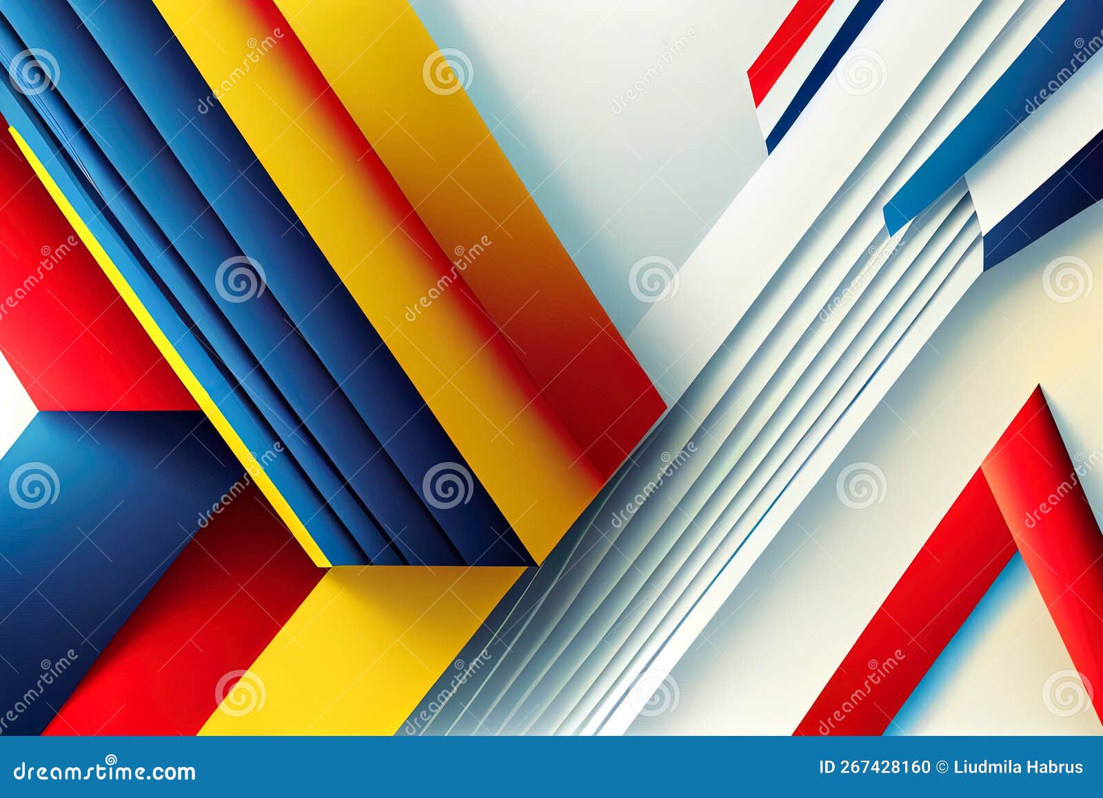 Background of Multi-colored Lines. Colored Abstract Paper Lines ...