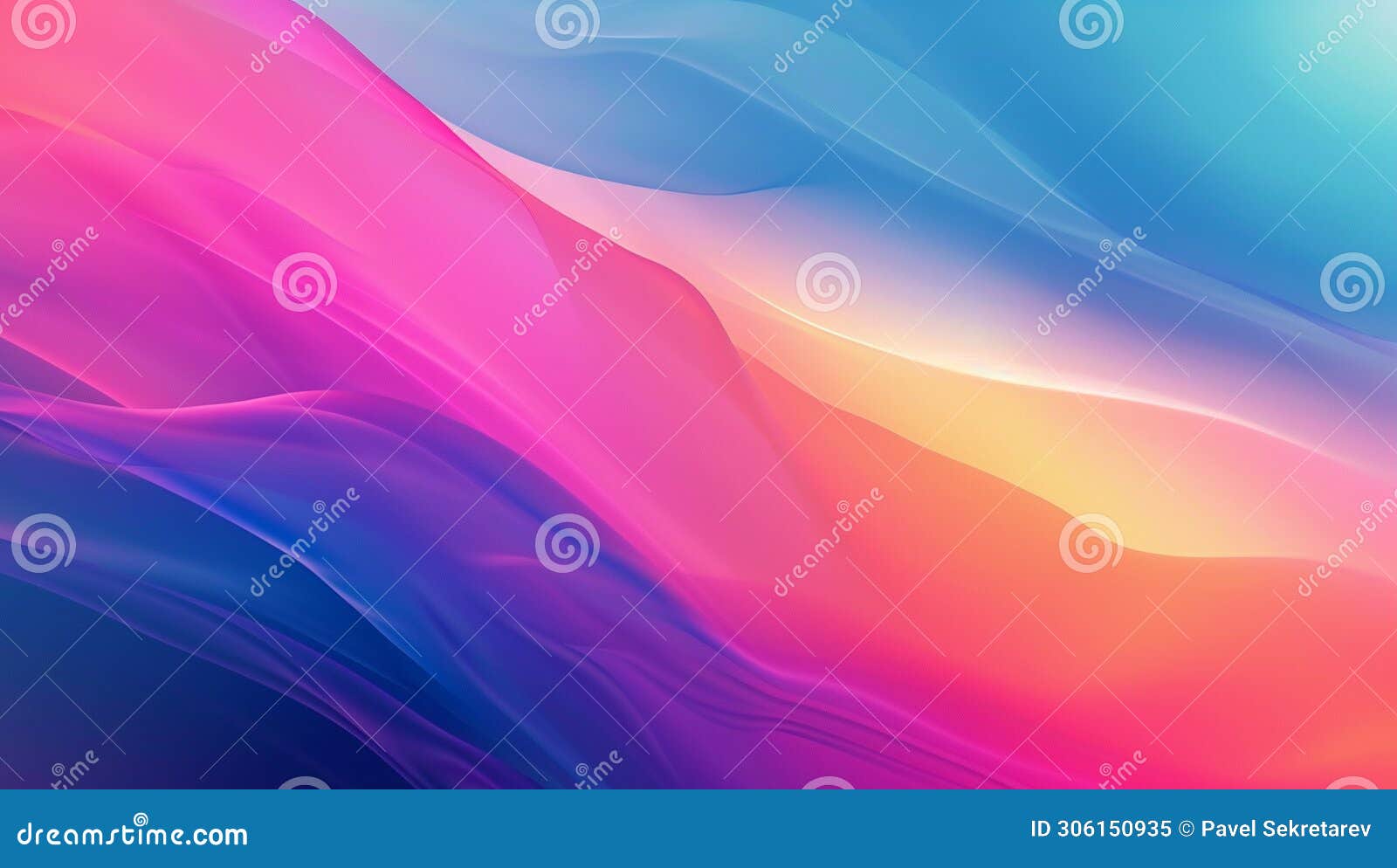 Background of Multi-colored Lines. Colored Lines Shimmer with Each ...