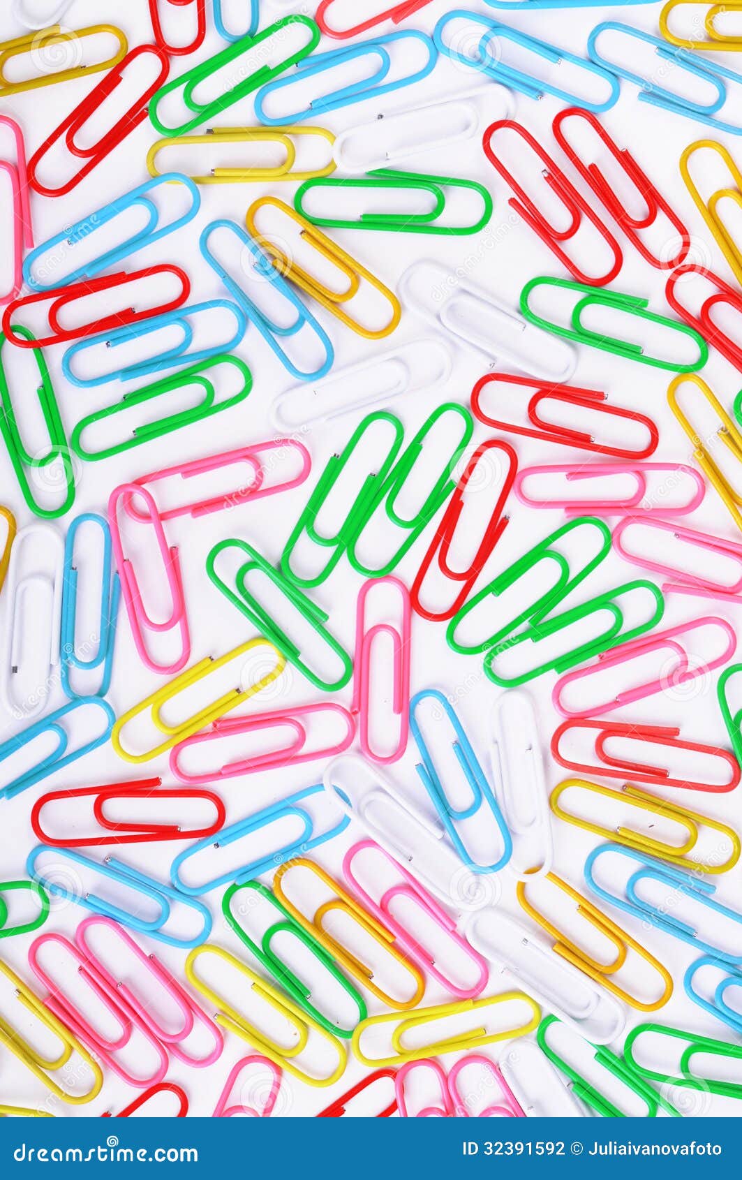 Background of Multi-colored Paper Clips Stock Photo - Image of paper ...