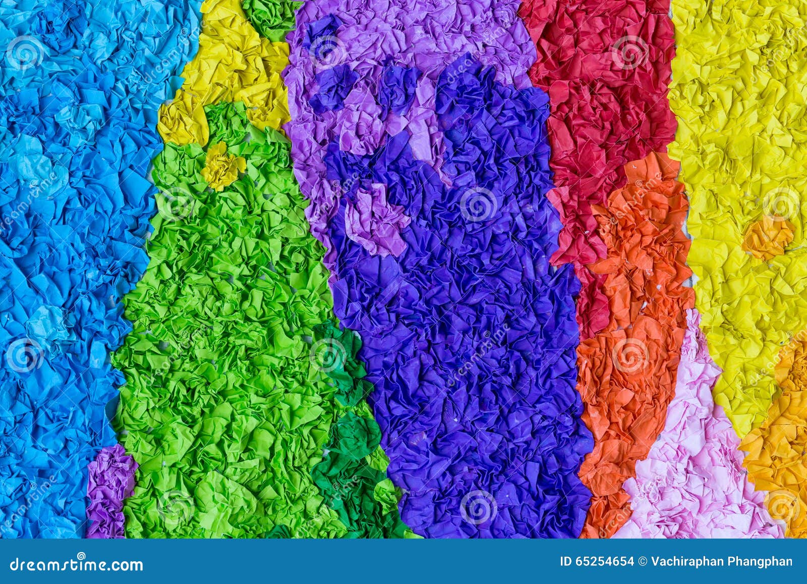 Background of Multi-colored Paper Stock Photo - Image of papers ...