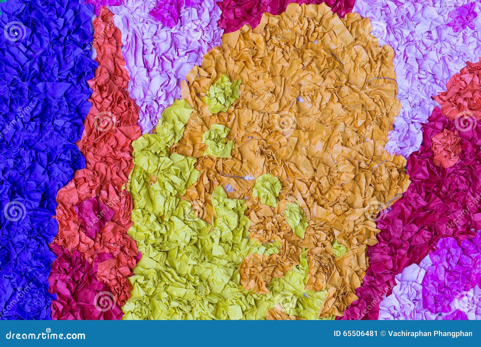 Background of Multi-colored Paper Stock Image - Image of yellow ...