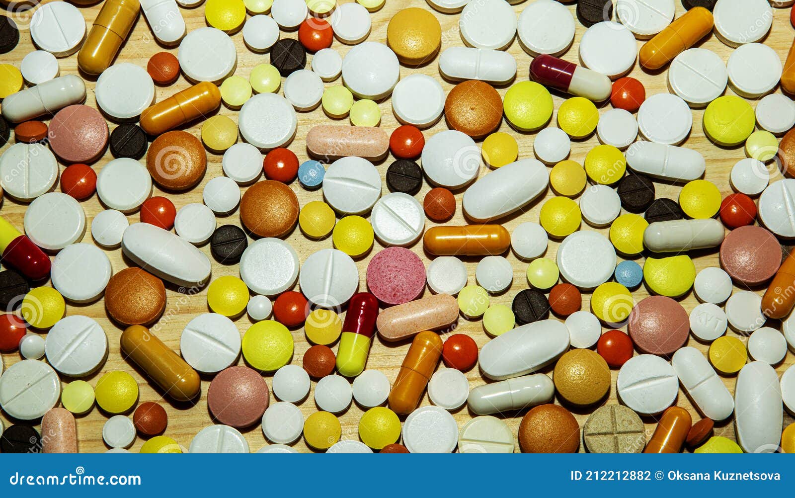 Background from Multi-colored Pills and Capsules. Stock Photo - Image ...