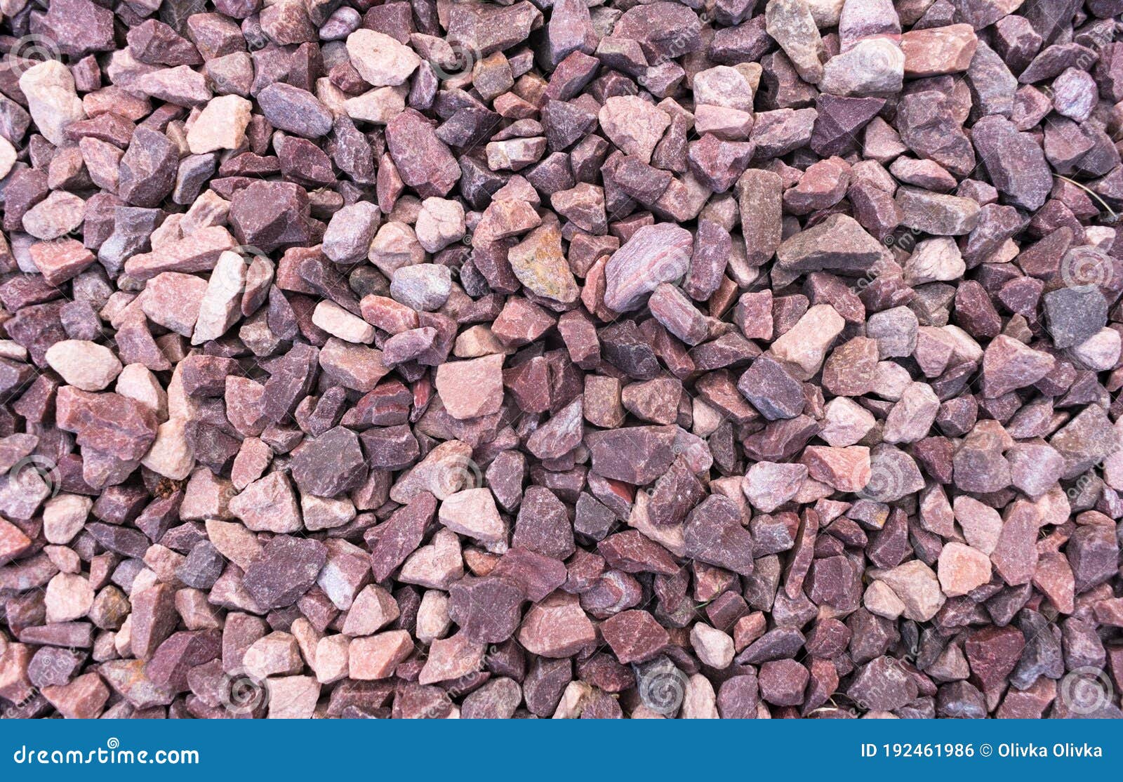 Background of Multi-colored Pink Pebbles. Stock Photo - Image of little ...