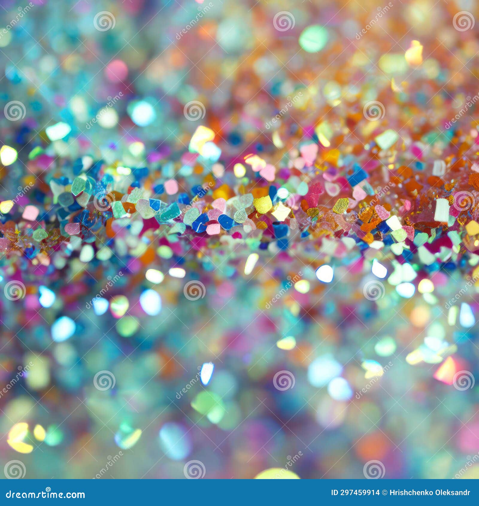 Background of Multi-colored Sparkles with Shallow Depth of Field Stock ...