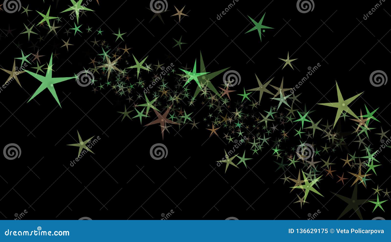 Background of Multi-colored Stars. Abstract Background Pattern Stock ...
