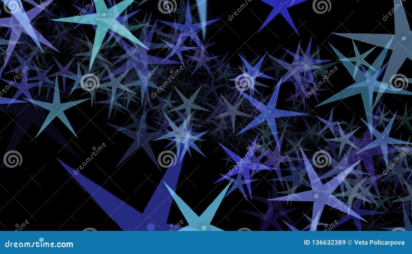 Background of Multi-colored Stars. Abstract Background Pattern Stock ...