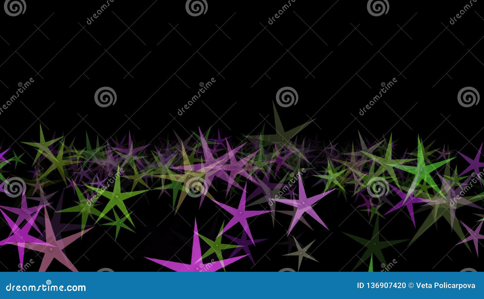 Background of Multi-colored Stars. Abstract Background Pattern Stock ...